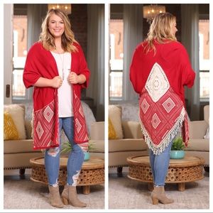 2 a T Boutique | Jackets & Coats | Gorgeous Aztec Fringe Sweater ...